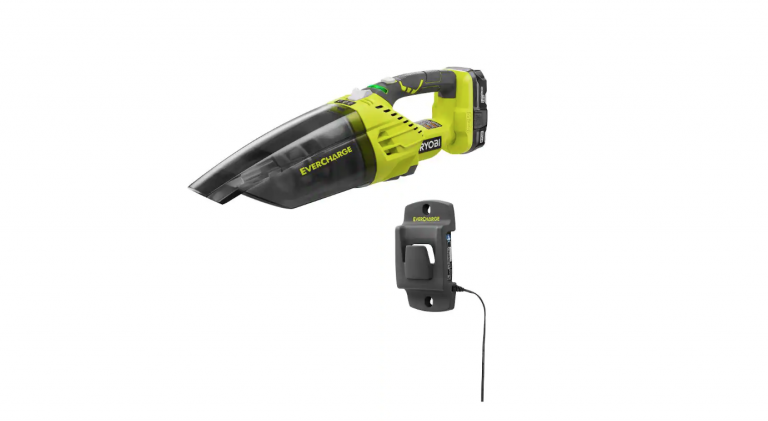 RYOBI P714K ONE+ 18V Lithium-Ion Cordless EVERCHARGE Hand Vacuum Kit ...