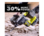 RYOBI PSK004 ONE+ 18V HIGH PERFORMANCE Lithium-Ion 4.0 Ah Battery and ...