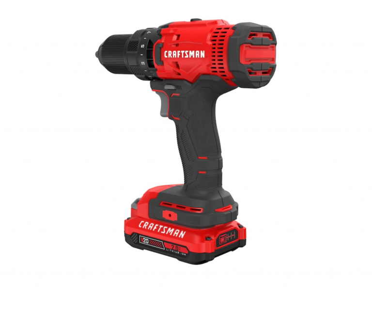 CRAFTSMAN CMCD700C1 V20 20-volt Max 1/2-in Cordless Drill (1-Battery ...