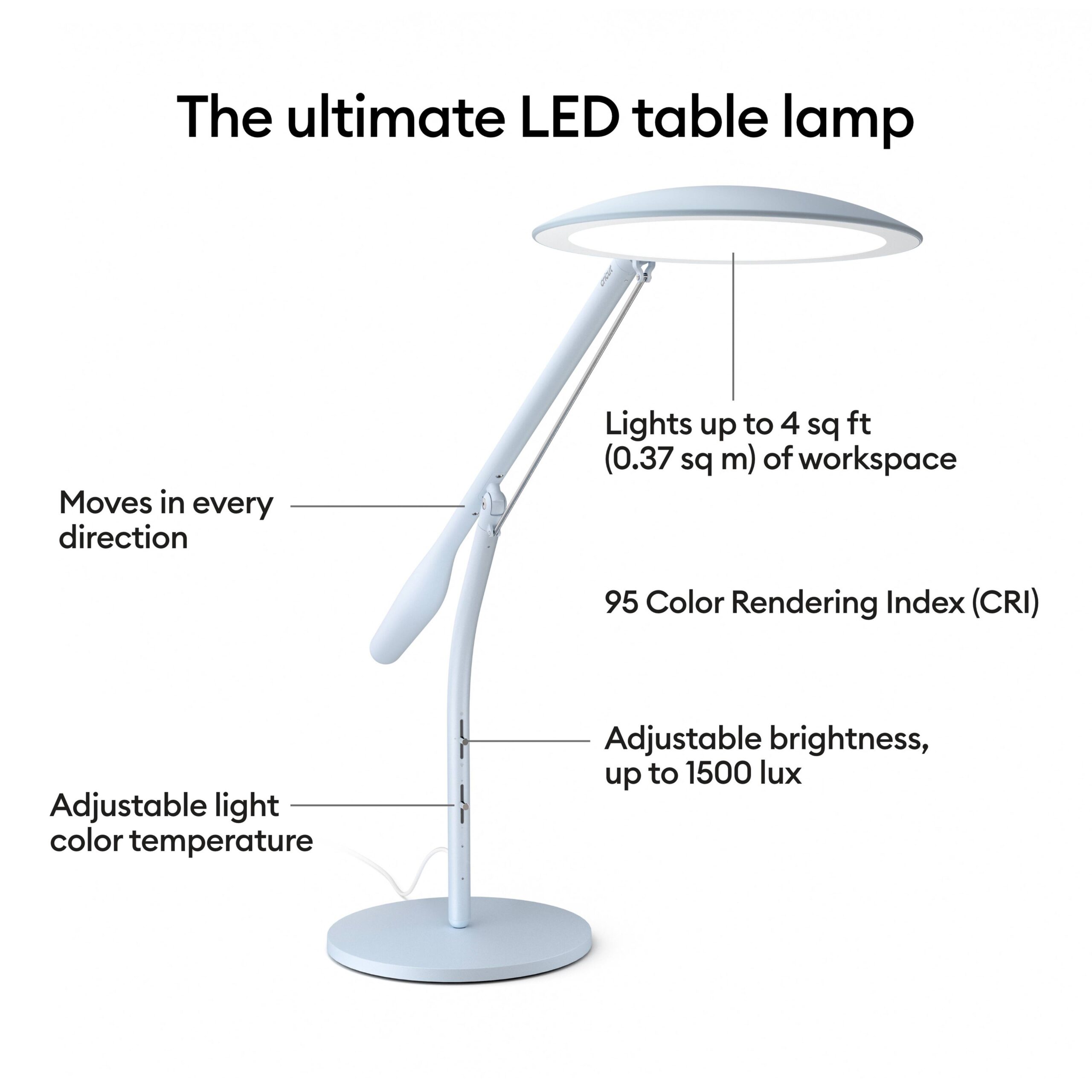 Cricut Bright 360 Ultimate LED Table Lamp | Bigbigmart.com