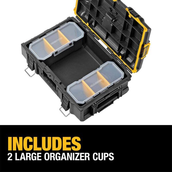 DEWALT DWST08165005010 TOUGHSYSTEM 2.0 22 in. Small Tool Box, 22 in ...