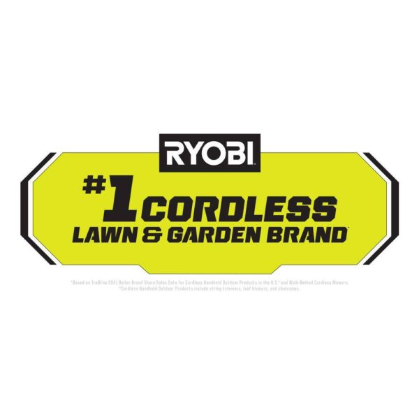 RYOBI RY401110-Y 40V Brushless 20 in. Cordless Battery Walk Behind Push ...