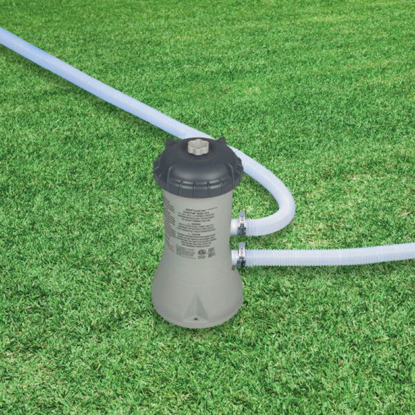 Intex 12 Foot x 30 Inch Above Ground Swimming Pool w/ Cartridge Filter ...