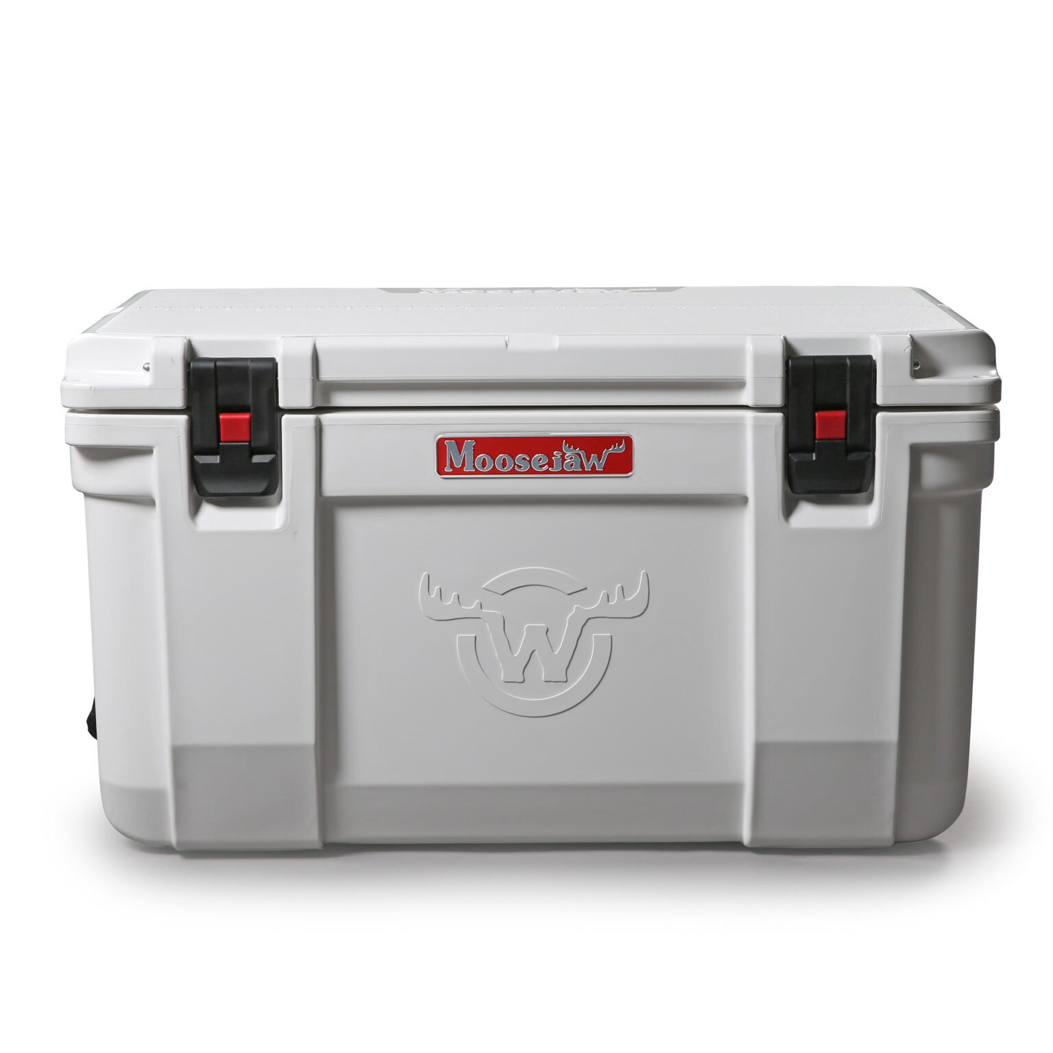 Moosejaw 50 Quart Ice Fort Hard Cooler with Microban, Snow | Bigbigmart.com