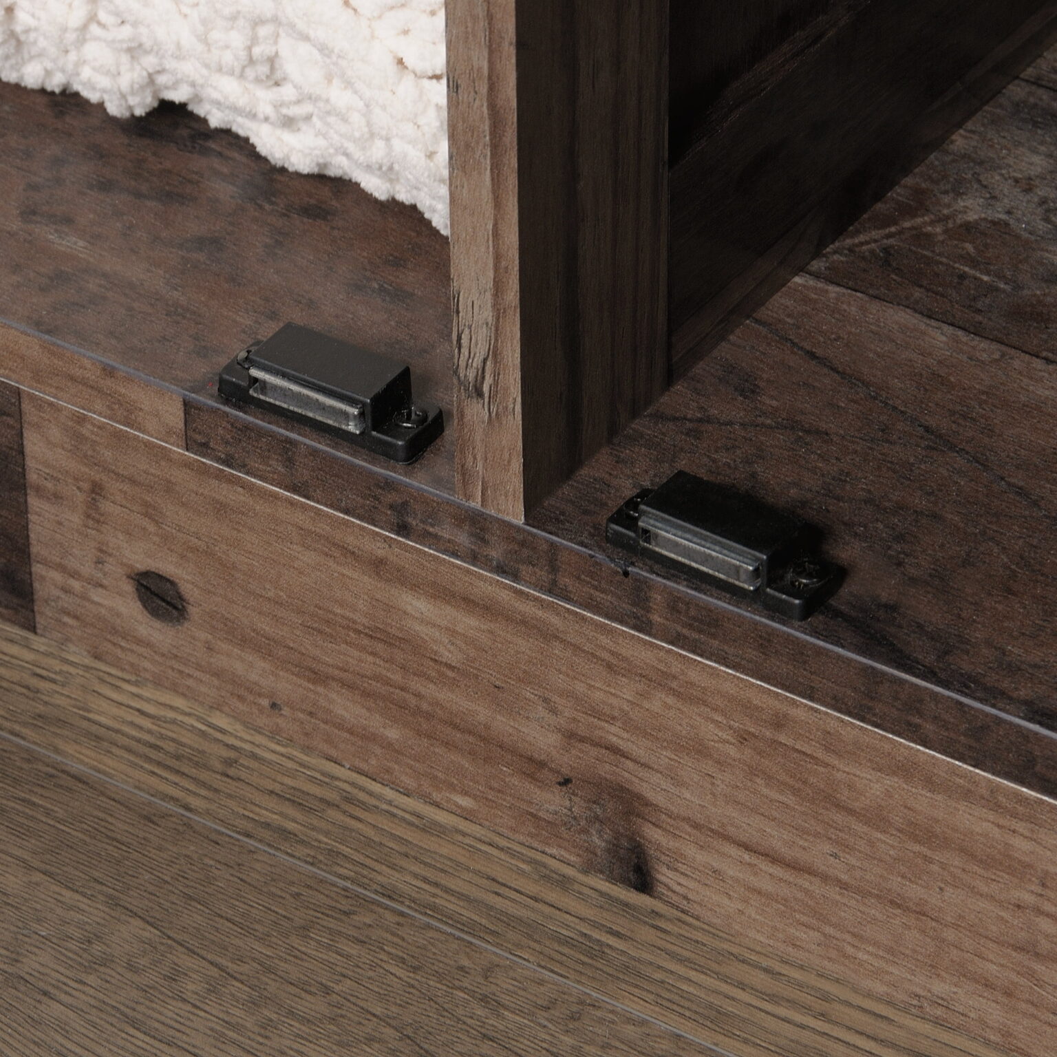 Sauder Select Two-Door Storage Cabinet, Reclaimed Pine Finish ...