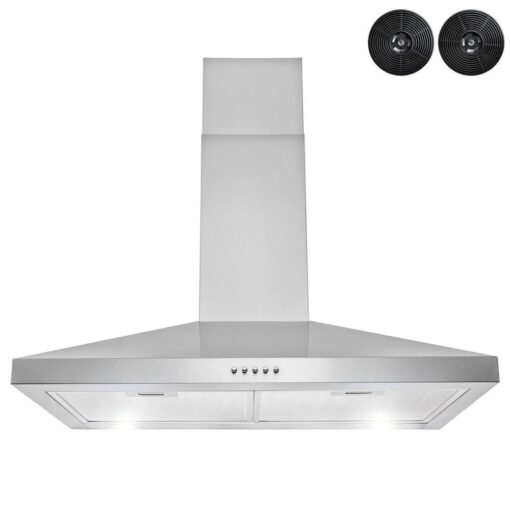 Golden Vantage RH0472 30 in. 217 CFM Convertible Kitchen Wall Mount ...