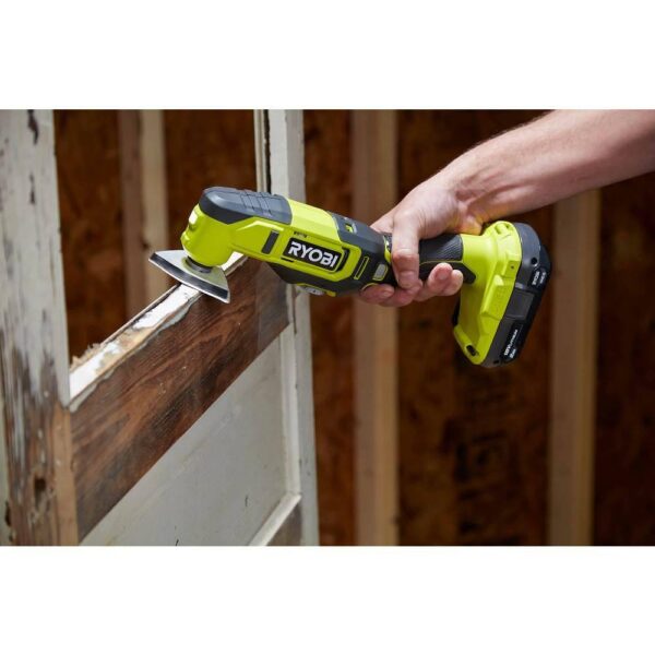 RYOBI PCL430K1 ONE+ 18V Cordless Multi-Tool Kit with 2.0 Ah Battery and ...