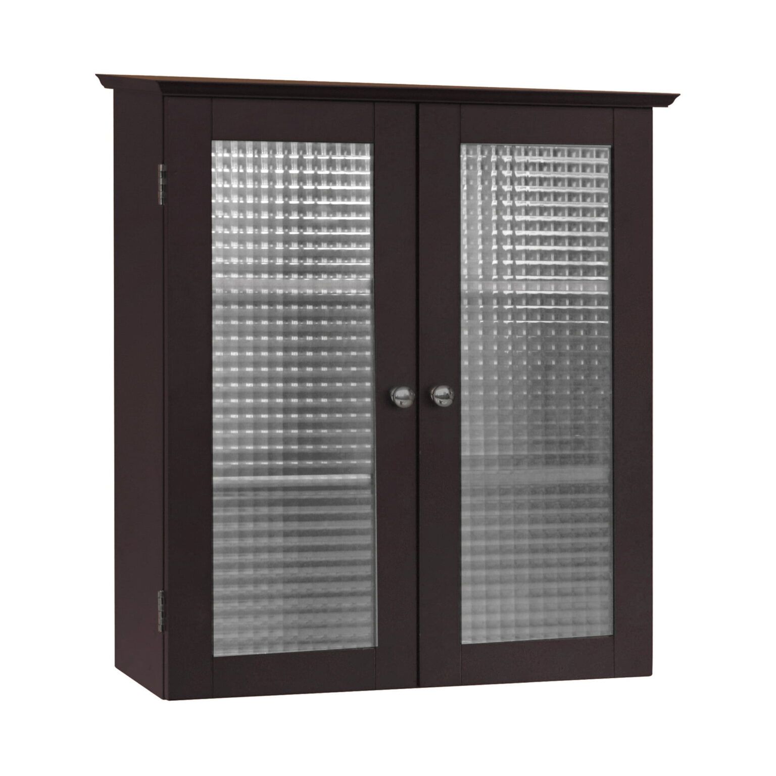 Teamson Home Chesterfield Removable Wooden Wall Cabinet with 2 Waffle ...