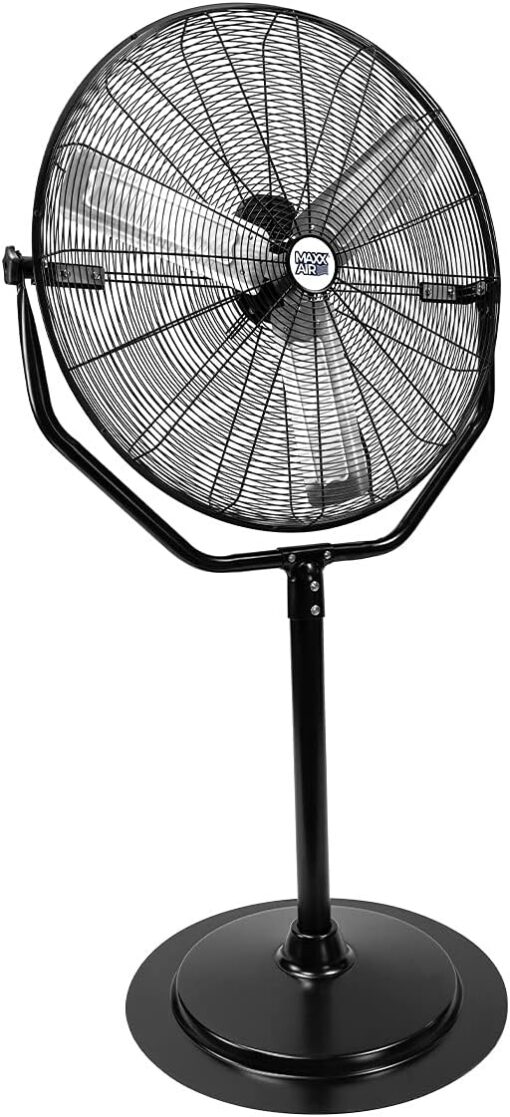Maxx Air Extreme Power Industrial Pedestal Fan | Heavy Duty 30" Stand ...