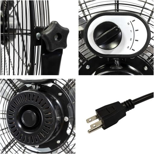 Maxx Air Extreme Power Industrial Pedestal Fan | Heavy Duty 30" Stand ...