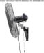 OEMTOOLS OEM24894 30" Outdoor Oscillating Wall Fan, 7200 CFM Large ...