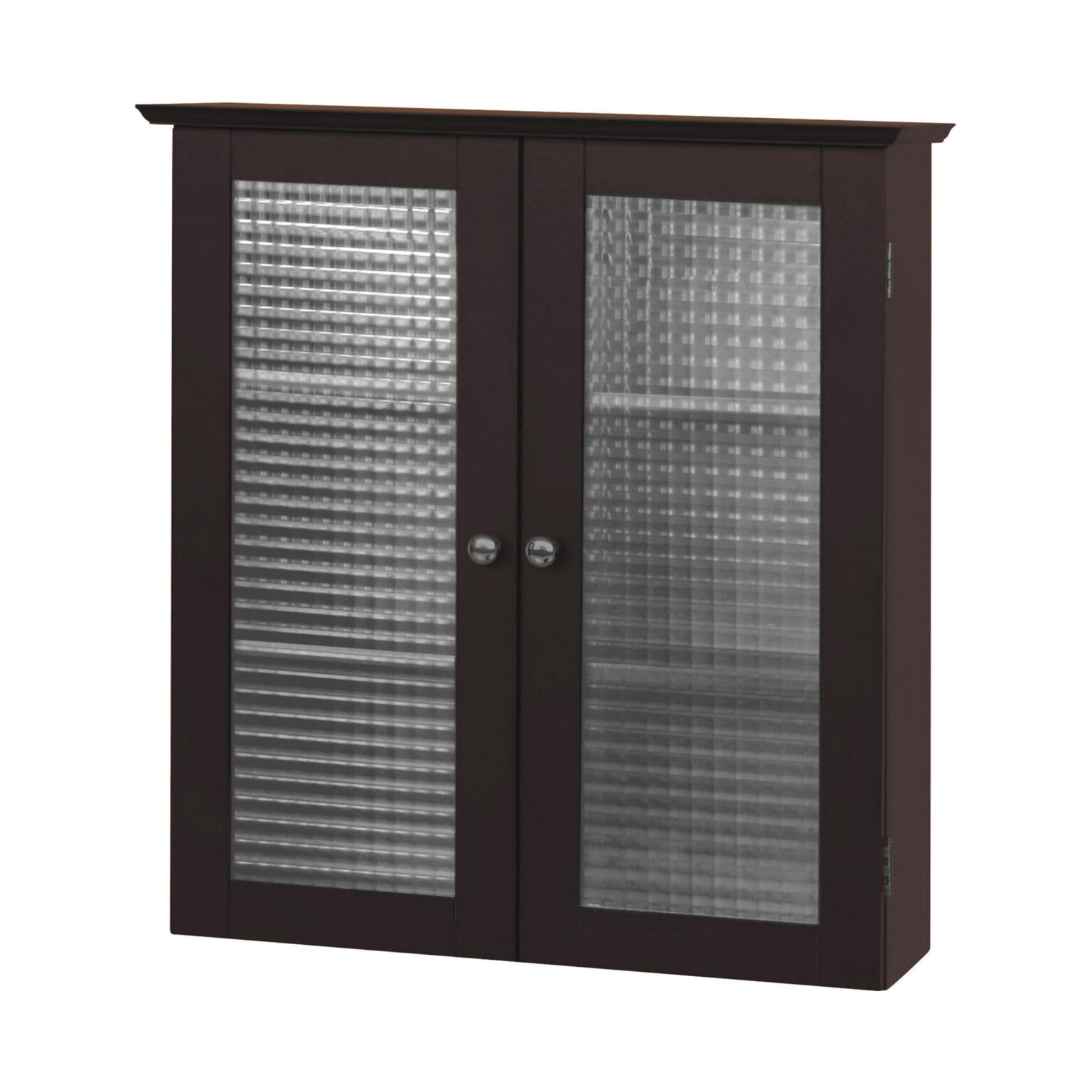 Teamson Home Chesterfield Removable Wooden Wall Cabinet with 2 Waffle ...