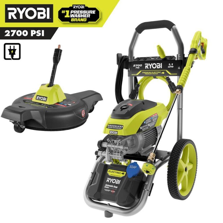 RYOBI RY142711-SC12 2700 PSI 1.1 GPM Cold Water Electric Pressure ...