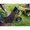 RYOBI ACRM025 500 lb. 7.5 cu. ft. Tow-Behind Utility Dump Cart with ...
