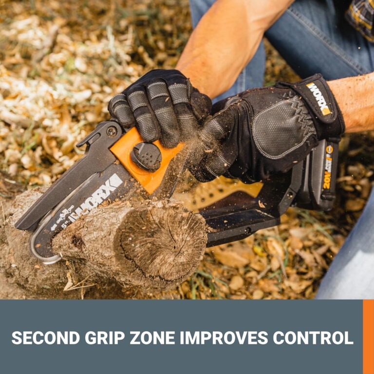 Worx 20V 5" Mini Chainsaw Cordless 3.9 lbs., Electric Chainsaw 22 ft/s ...