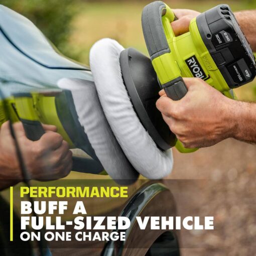 RYOBI PCL465K1 ONE+ 18V Cordless 10 in. Variable Speed Random Orbit ...