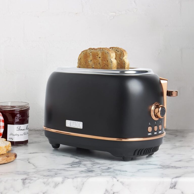 HADEN Heritage Bread Toaster - 2-Slice Wide Slot Toaster with Button ...