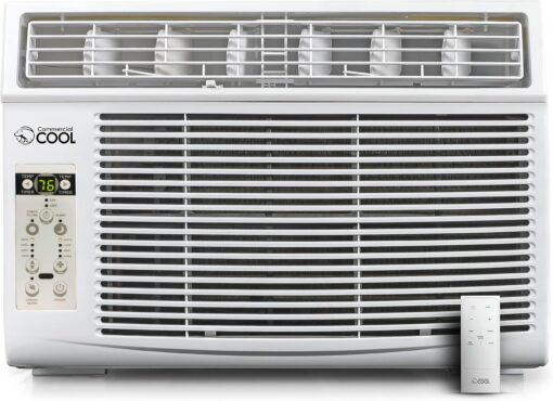COMMERCIAL COOL CWAM10W6C Air Conditioner 10,000 BTU with Remote ...