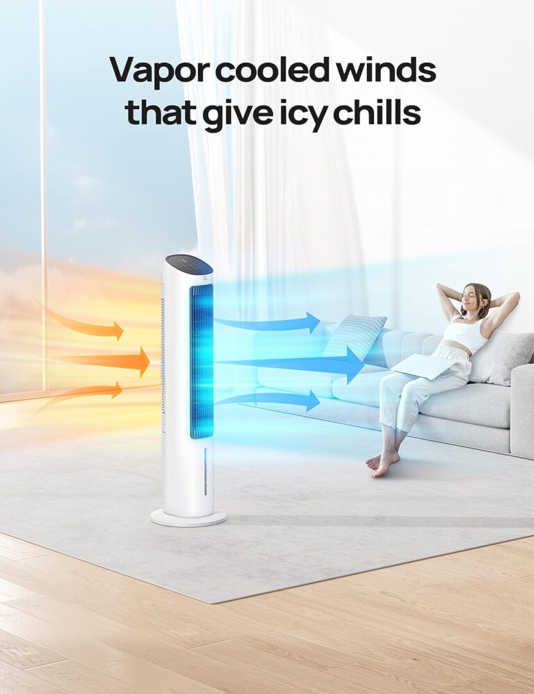 Dreo Tower Fans That Blow Cold Air, 40" Evaporative Air Cooler, Cooling ...
