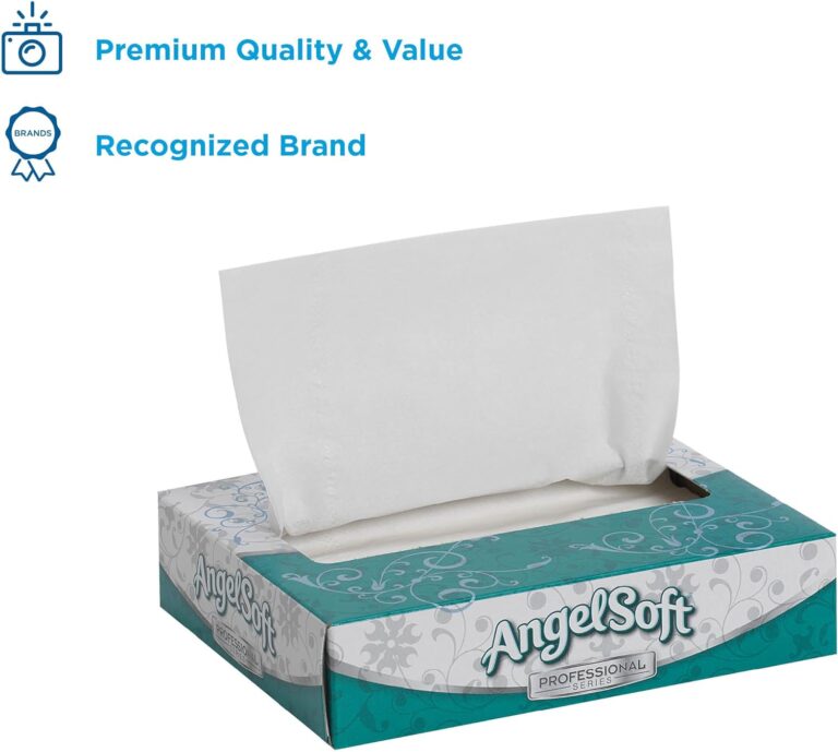 Georgia-Pacific Angel Soft ps Ultra Facial Tissue, Personal Size, White ...