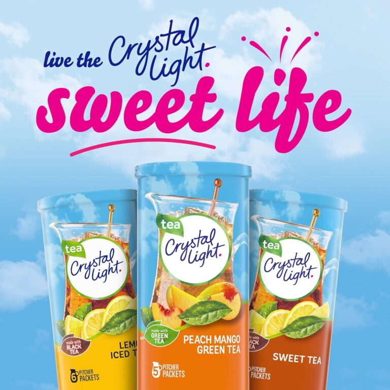 Crystal Light Sugar-Free Peach Mango Green Tea Naturally Flavored ...