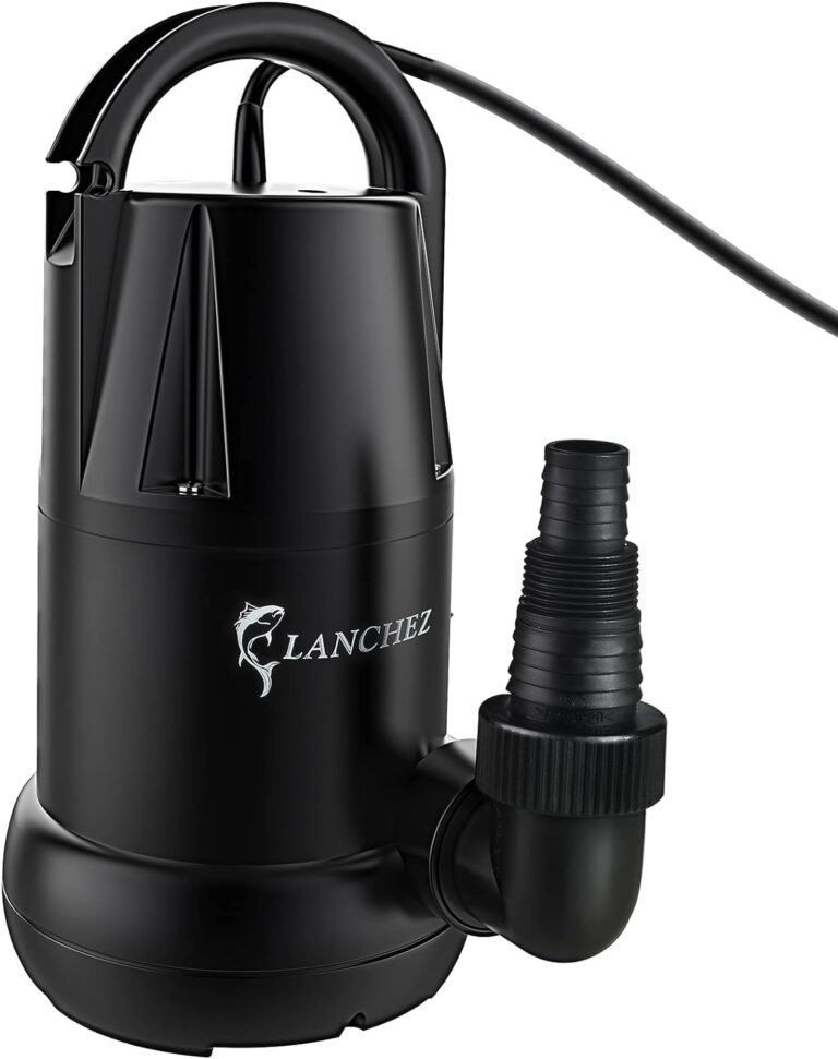 Submersible Sump Pump 3/4 HP 4450 GPH, Utility Pump for Clean/Dirty ...