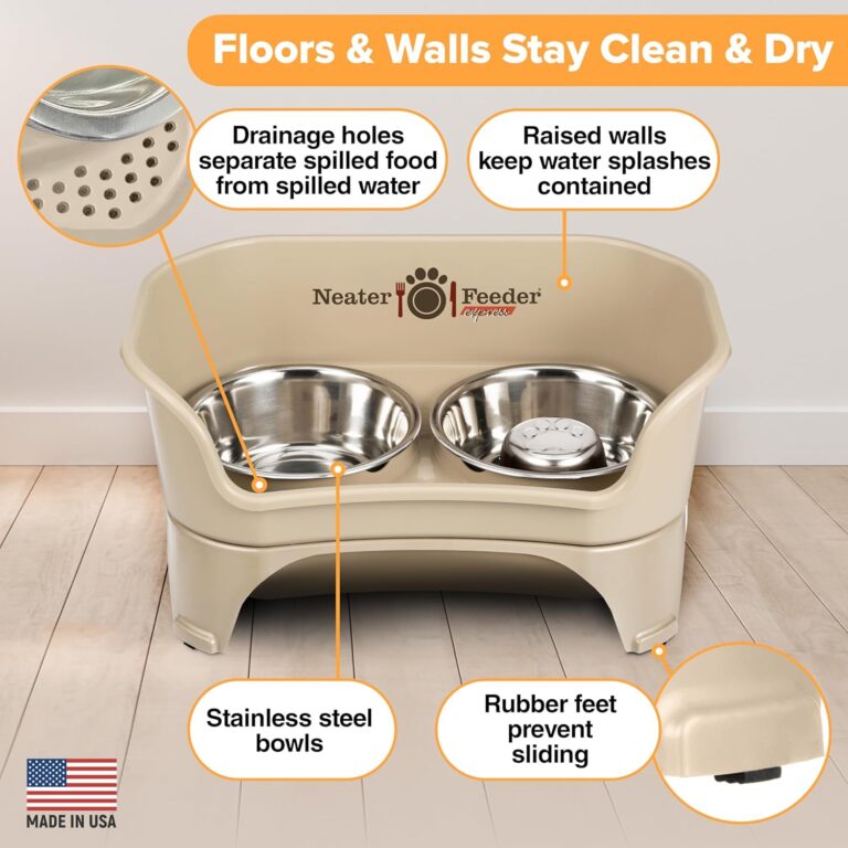 Neater Feeder - Express Model w/ Slow Feed Bowl - Mess-Proof Dog Bowls ...