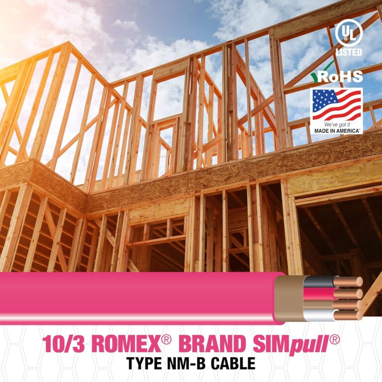 Southwire Romex SIMpull Electrical Wire 10 Gauge 3 Conductor, 100Ft ...