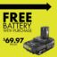 RYOBI PCL500B-PCL525B ONE+ 18V Cordless 2-Tool Combo Kit with 5 1/2 in ...