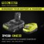RYOBI PCL500B-PCL525B ONE+ 18V Cordless 2-Tool Combo Kit with 5 1/2 in ...