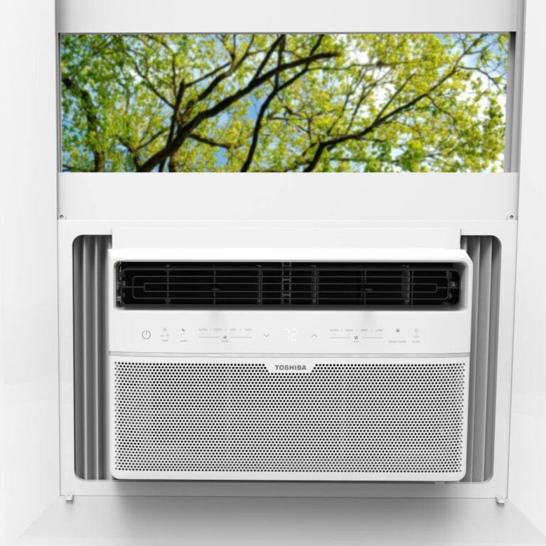 Toshiba WK1515CWRU 14,500 BTU 115-Volt Smart Wi-Fi Touch Control Window ...