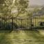 Vigoro 860350 Empire/Westbrook 28 in. Black Steel Decorative Garden ...