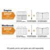 Vigoro 860350 Empire/Westbrook 28 in. Black Steel Decorative Garden ...