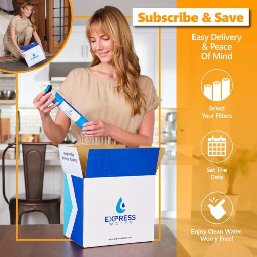 Express Water FLTSETDI0610QJ 6 Month Deionization Reverse Osmosis ...